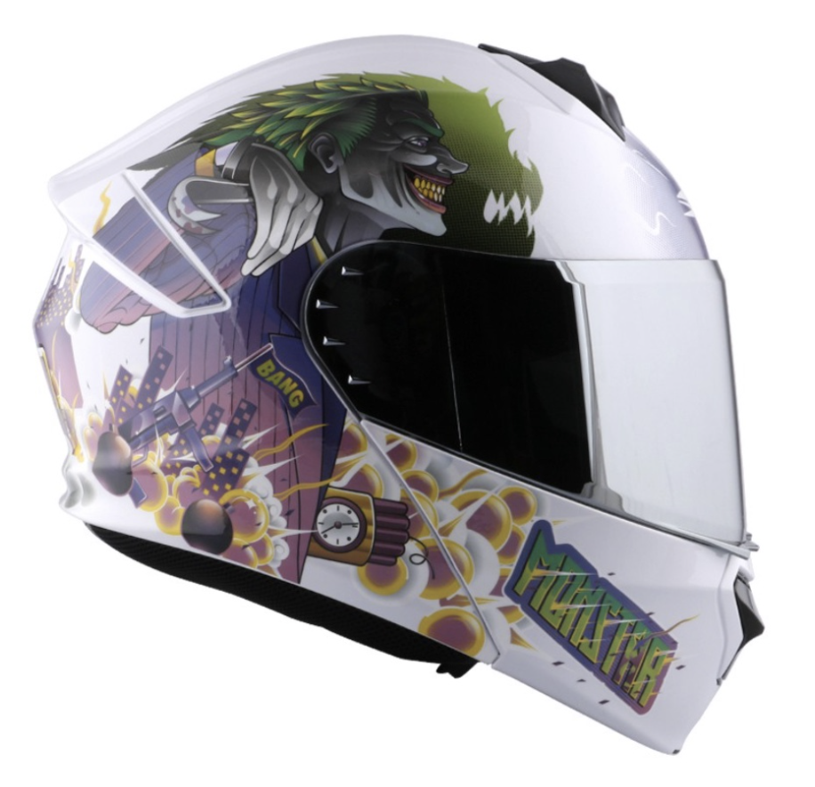 Spyder Modular Helmet with Dual Visor FORCE GD NEO Series- MONSTAR ...