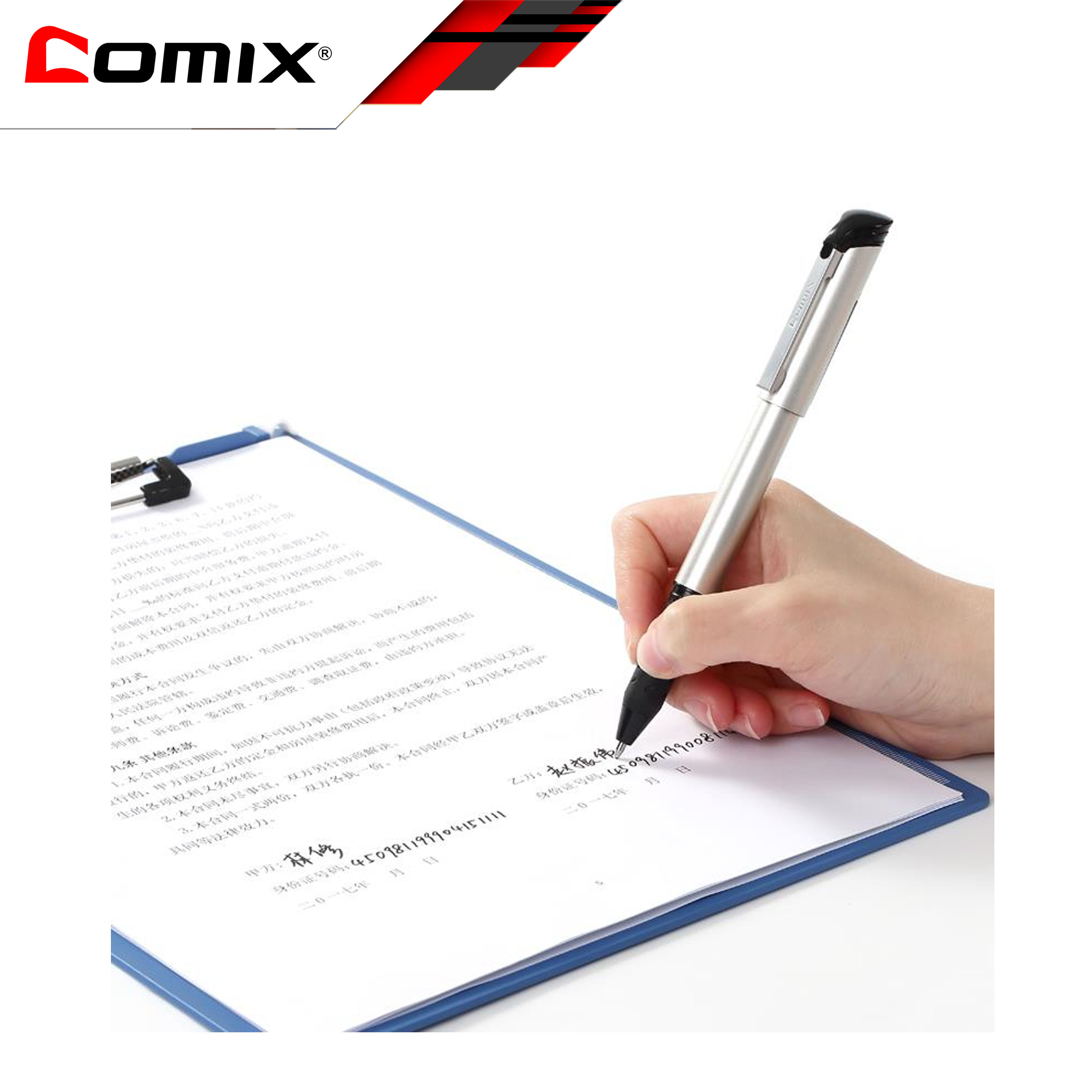 Comix GP518 Big Capacity Sign Pen, 1mm, Black, 1 pc. | Lazada PH