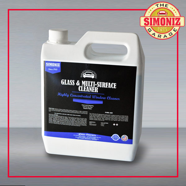 Simoniz Glass and Multi Surface Cleaner Glass Window Cleaner 1 Gallon ...