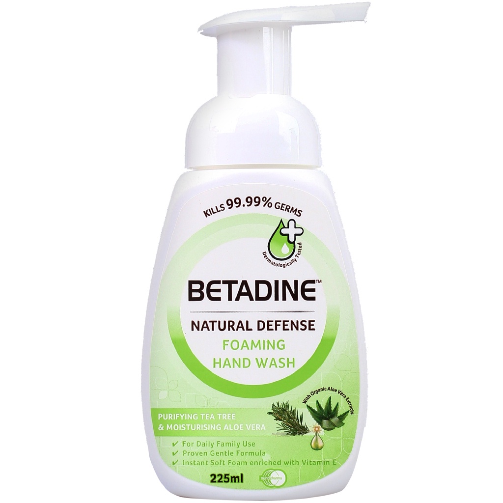 BETADINE® Natural Defense Foaming Hand Wash Tea Tree 225mL | Lazada PH