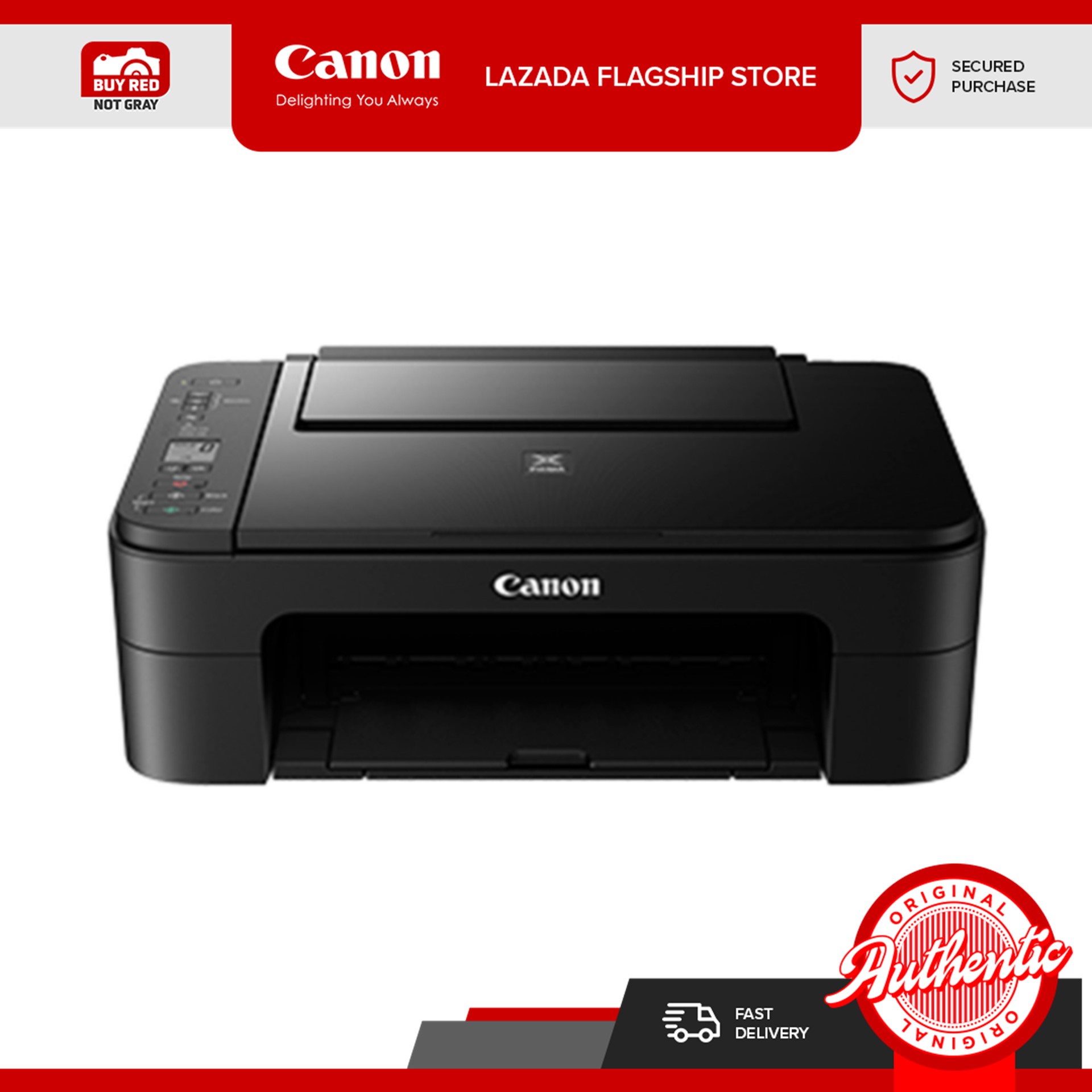 Canon Pixma E3370 A4 - Ink Efficient 3-in-1 Printer | Lazada PH