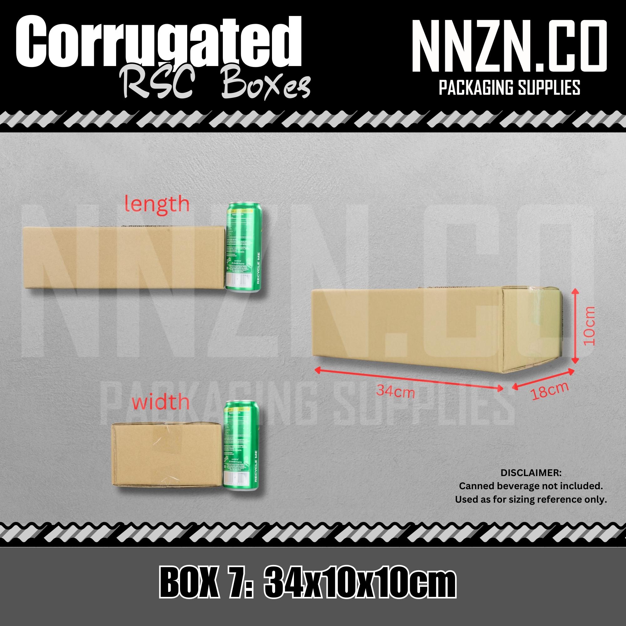 NNZN (16 Sizes Available) Corrugated Box RSC Box Shipping Box Packaging ...