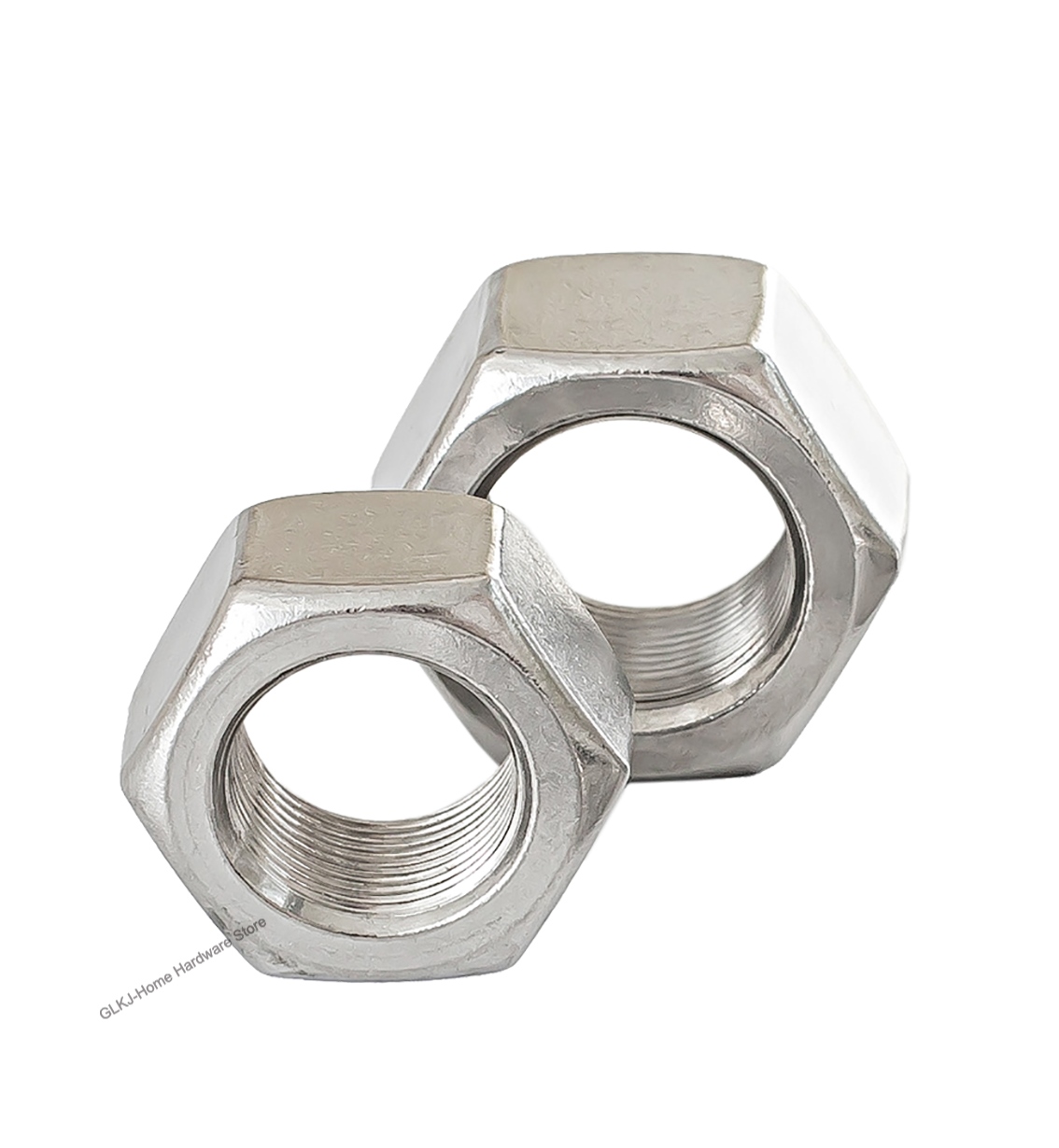 M6 M24 Left Hand Thread Fine Thread Hex Nut 304 Stainless Steel Reverse ...