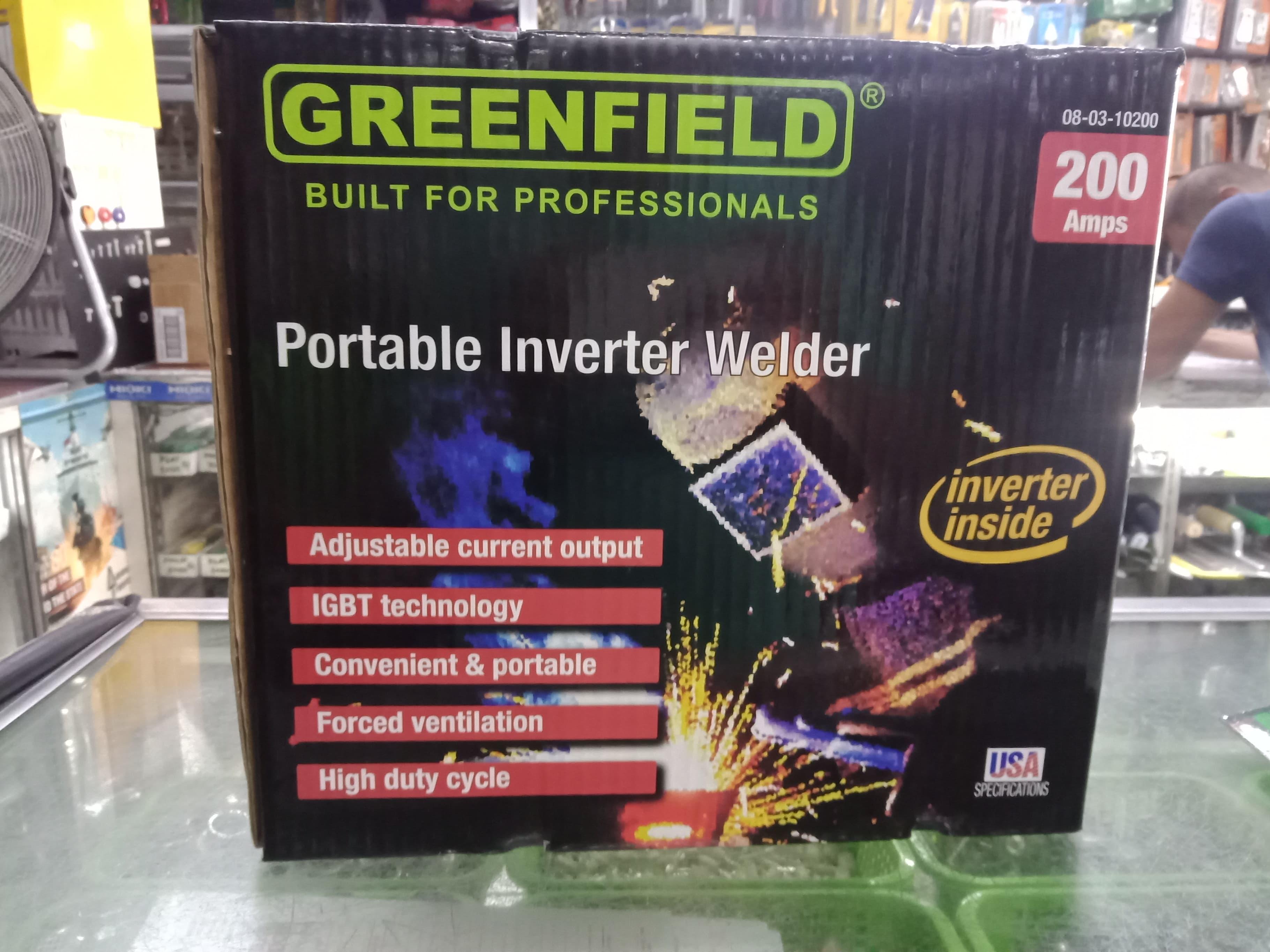 Greenfield Inverter Portable Welding Machine 200 Amp with Complete ...