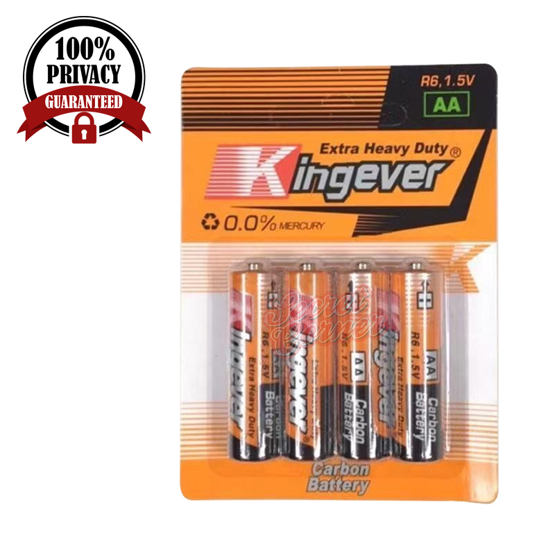 Secret Corner Kingever Extra Heavy Duty AA Batteries | Lazada PH