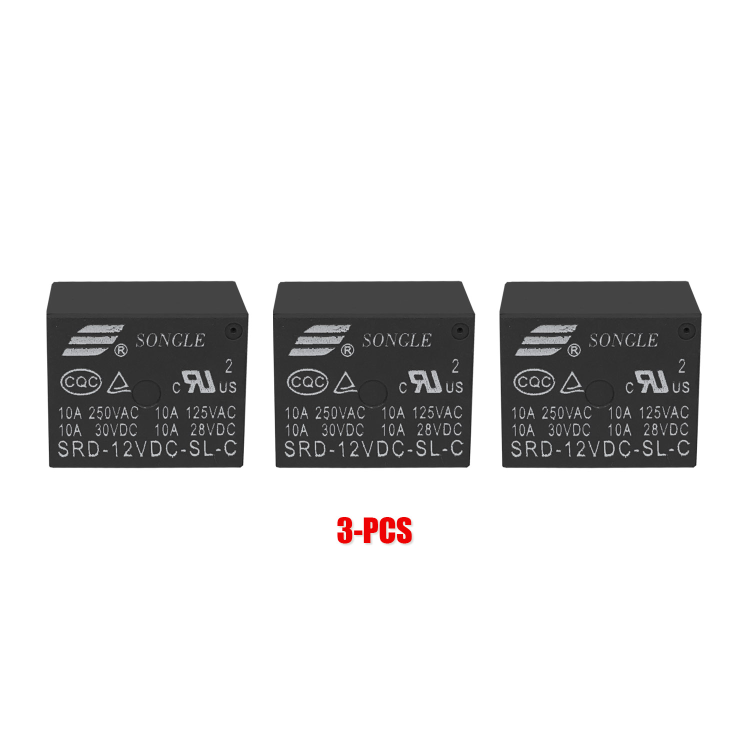 TEAM PC SONGLE MINI RELAY 5-PIN SRD 12V 10A 250VAC, BLACK | Lazada PH