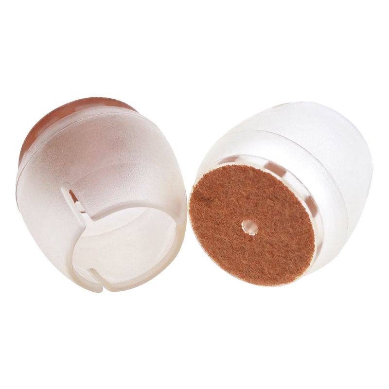 Transparent Silicone Chair Leg Caps Felt Pads Furniture Pad Chair Leg ...