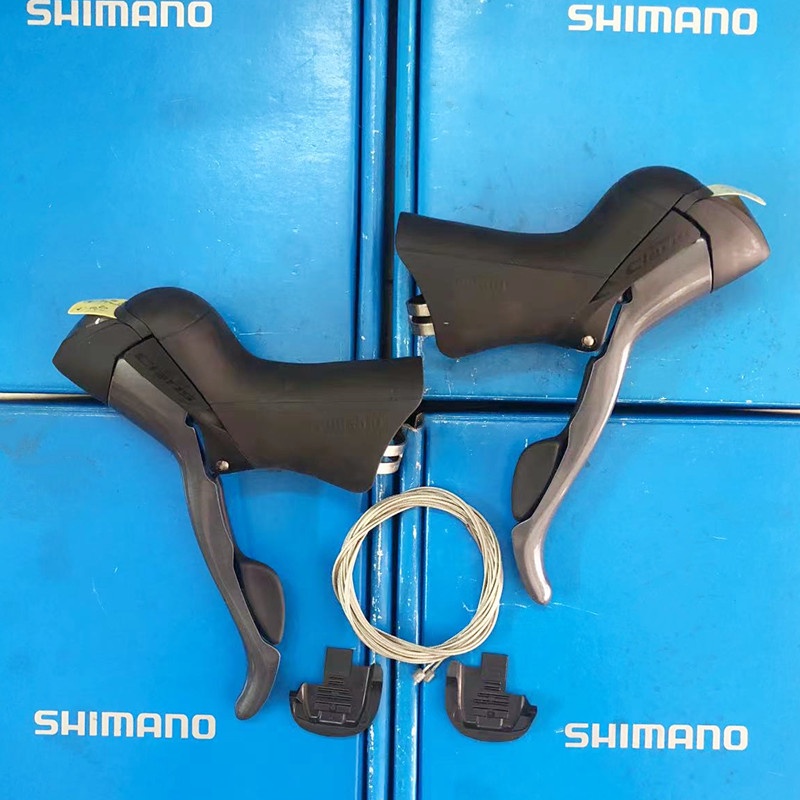 Shimano 2400 Claris ST-2400 ST-2403 2/3×8 Speed STi Brake Shifter Lever ...