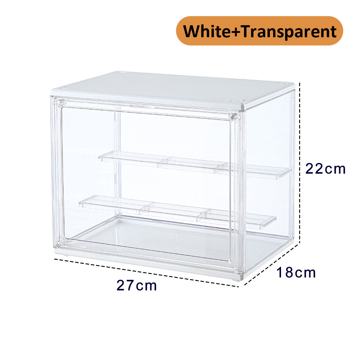 Acrylic Clear Display Box Doll Storage Organizer, Stackable Show Case ...