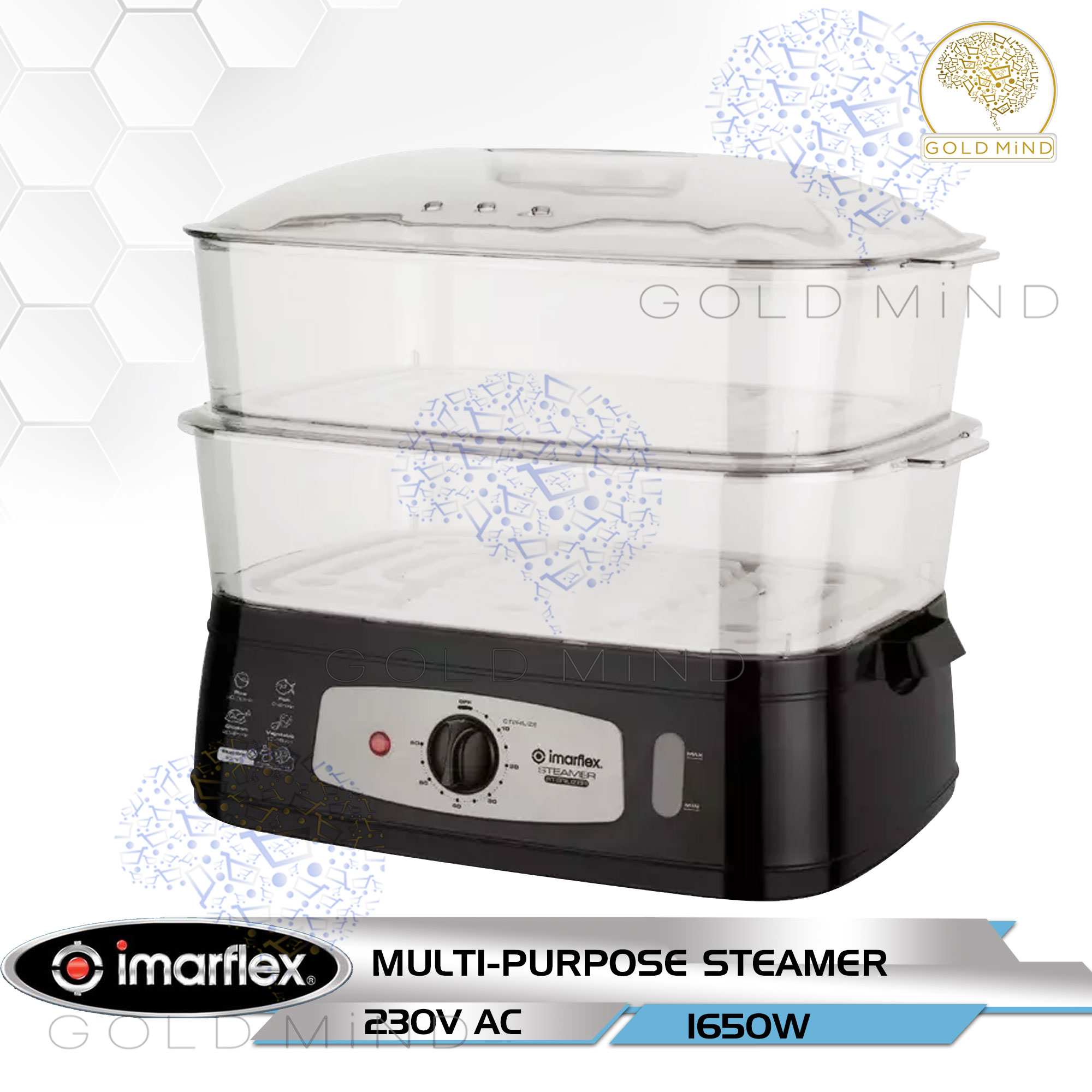 IMARFLEX (IST-2000S) Multi-Purpose Steamer & Sterilizer 1650W | Lazada PH