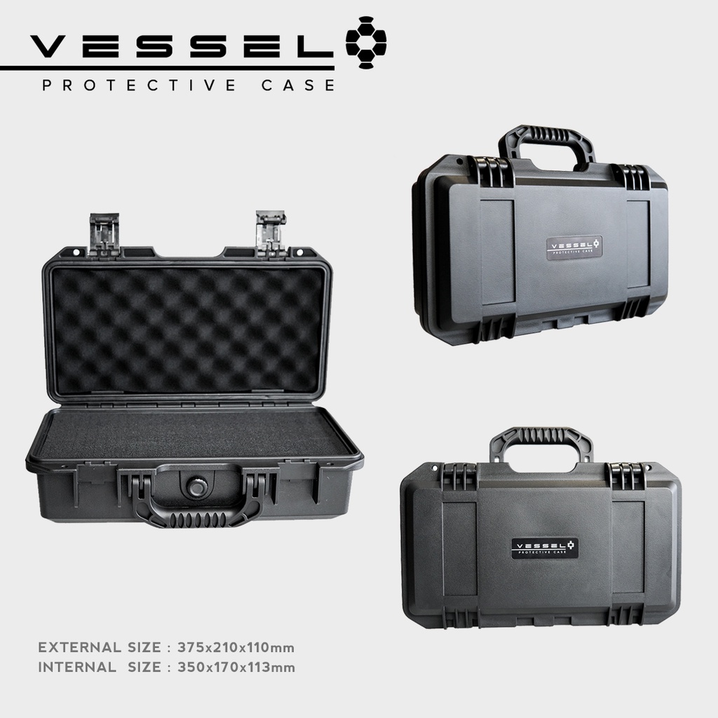 VESSEL VS180 Portable Hard Case for Photography Equipment Tactical ...