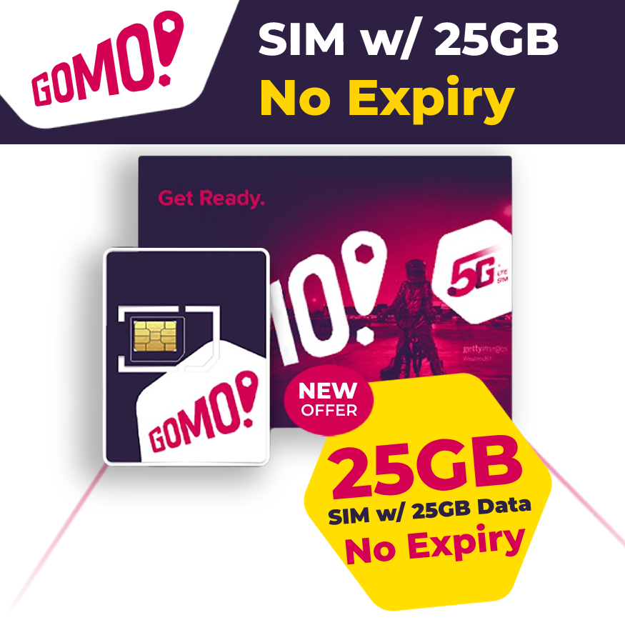 Gomo Sim Card w/ 25GB Data No Expiry | Lazada PH