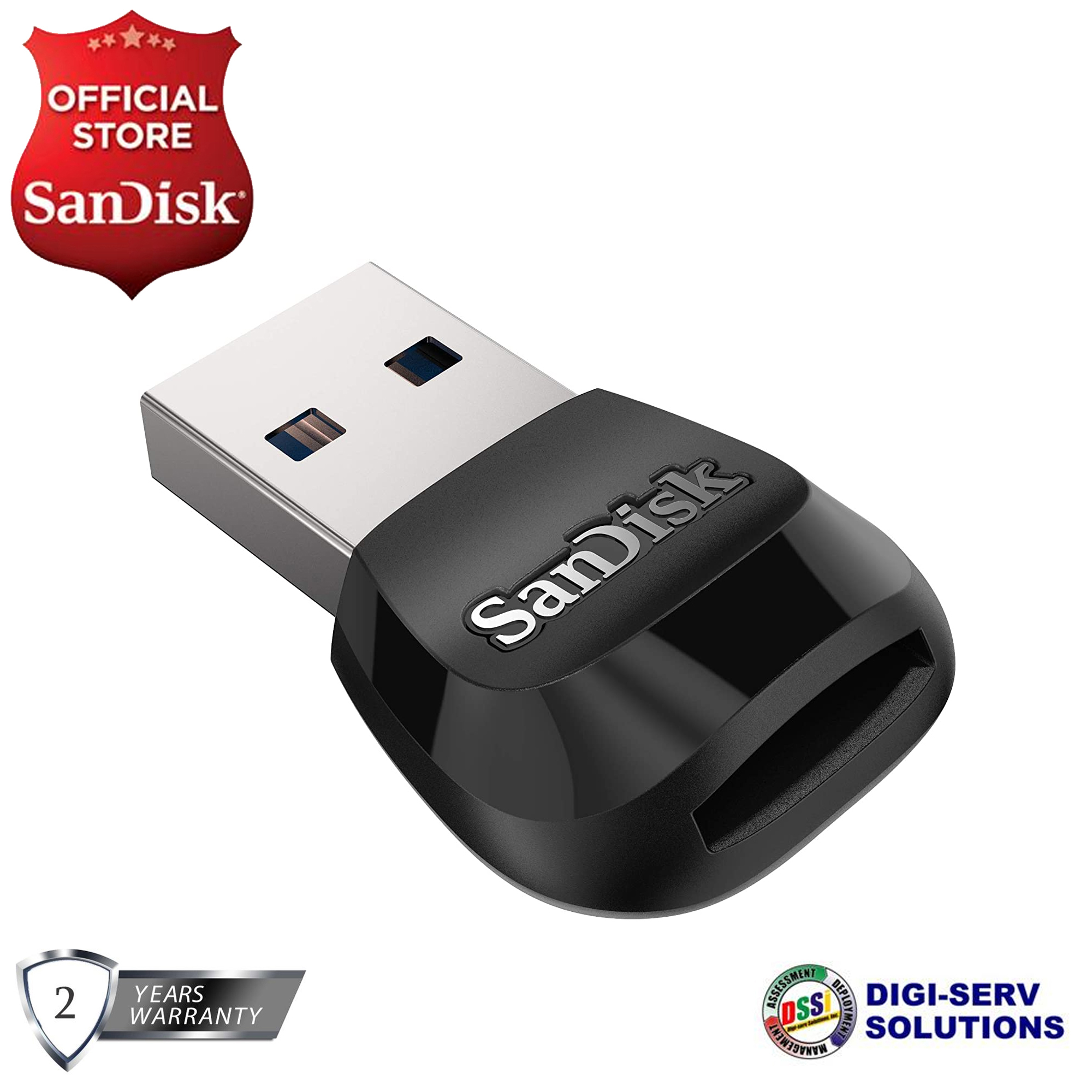 SanDisk MobileMate USB 3.0 microSD card Reader/Writer (SDDR-B531-GN6NN ...