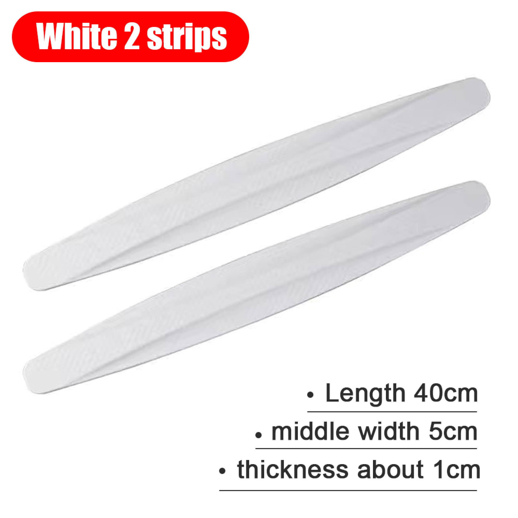 MOTOX Car Bumper Guard Strip，2Pcs Anti Collision Car Bumper Guard Strip ...