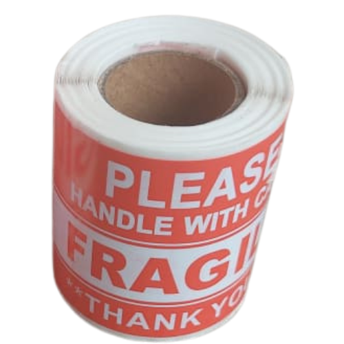COD FRAGILE STICKER LABEL / QUALITY 2X3 AND 3X5 INCHES 100 PER ROLL ...