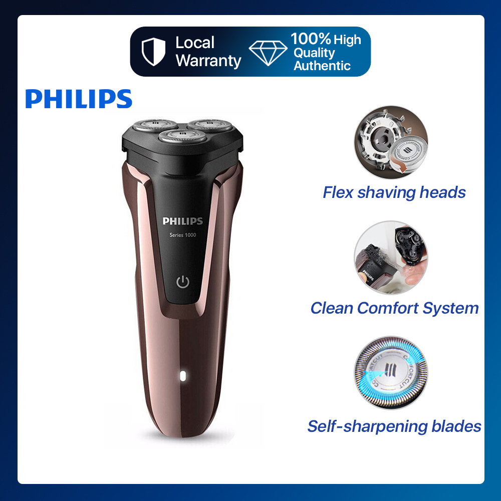 Philips S1060 Electric Shaver 100% Genuine Rotary Rechargeable Washable ...
