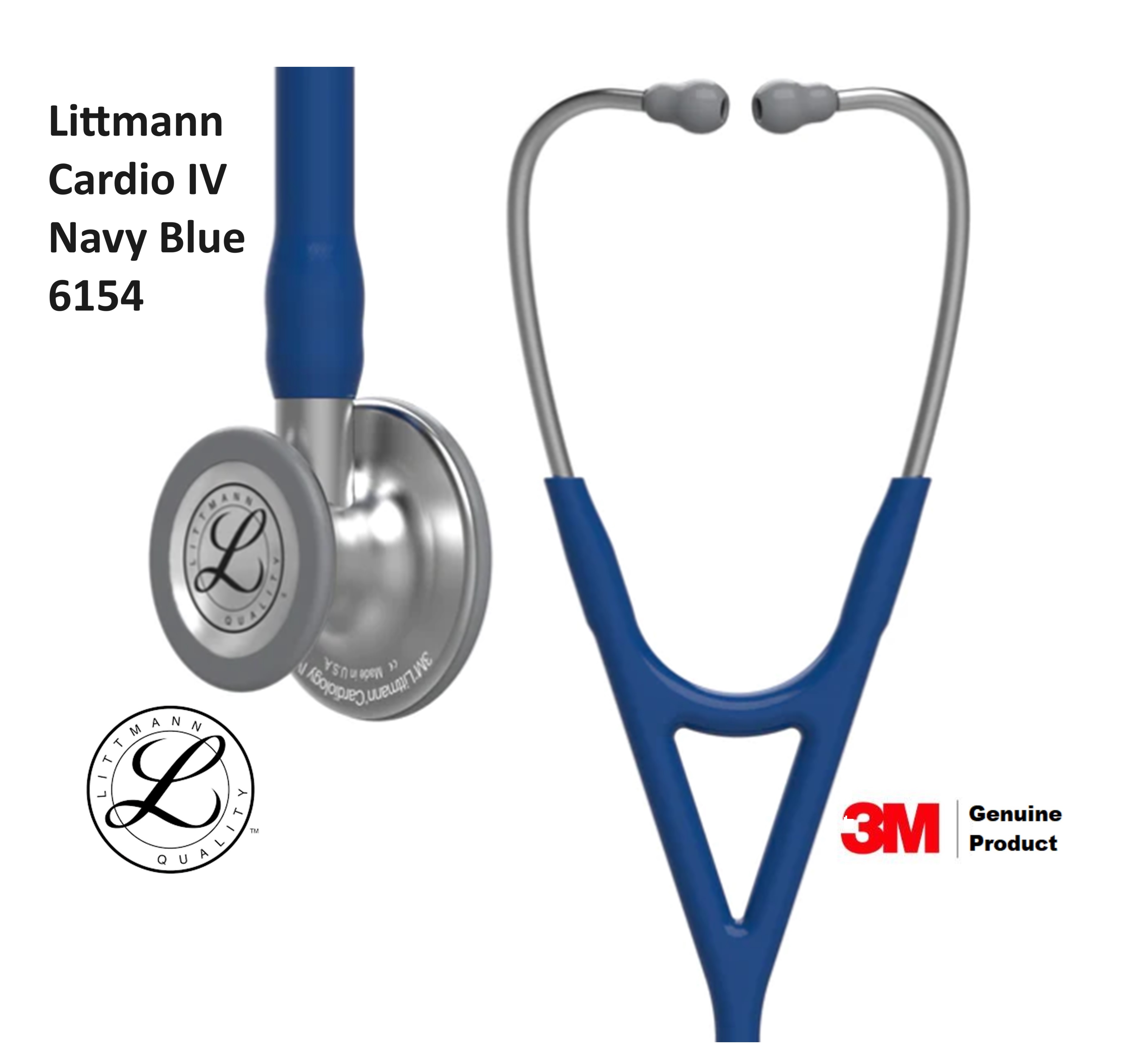 Littmann Cardio IV Stethoscope Black Champagne Finish 6179 (AUTHENTIC ...
