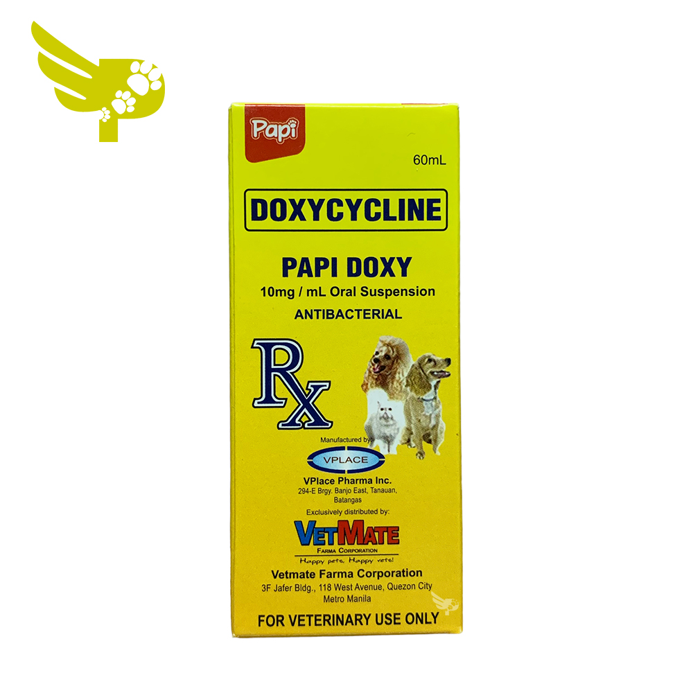Papi Doxy 60ml - Doxycycline - For Dogs and Cats - petpoultryph | Lazada PH