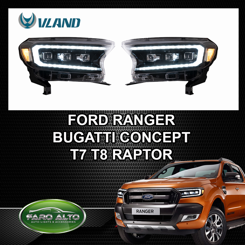 Ford Ranger T7 T8 Wildtrak Raptor / Ford Everest Bugatti Concept 2015 ...