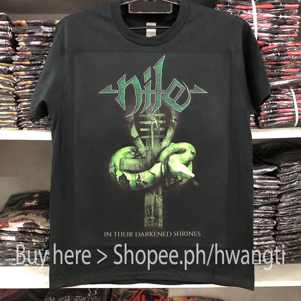 NILE - IN THEIR DARKENED SHRINE SHIRT DTG ( M-185 ) | Lazada PH
