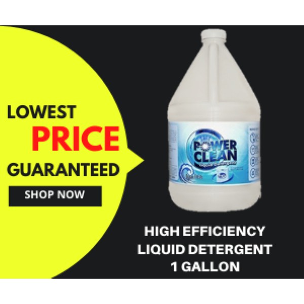 HE Liquid Detergent 1 GALLON Concentrated High Efficiency Washing ...