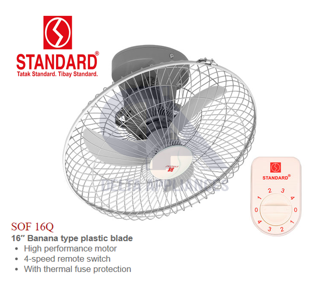 Standard SOF 16Q/B Orbit Fan 16" Original with 1 Year Warranty | Lazada PH
