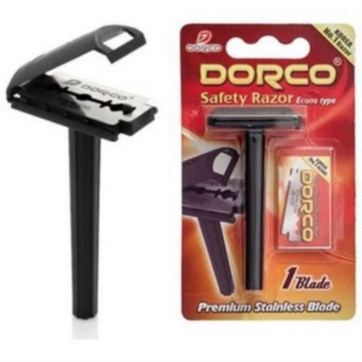 1pc Dorco Black Safety Razor Black Shaver | Lazada PH