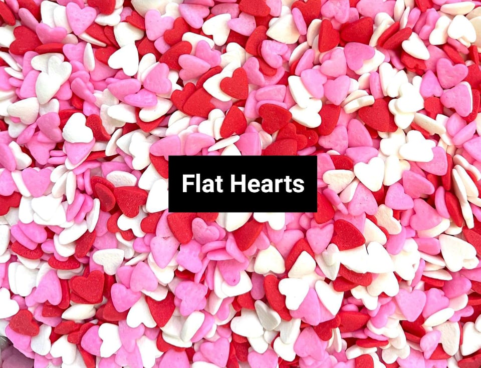 Edible Sprinkles for Valentine's Day | Heart Sprinkles | 50 grams per ...