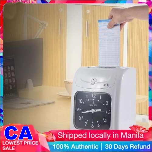 Classic Audio TIME RECORDER (Battery Operated)- Employee Analog Time ...