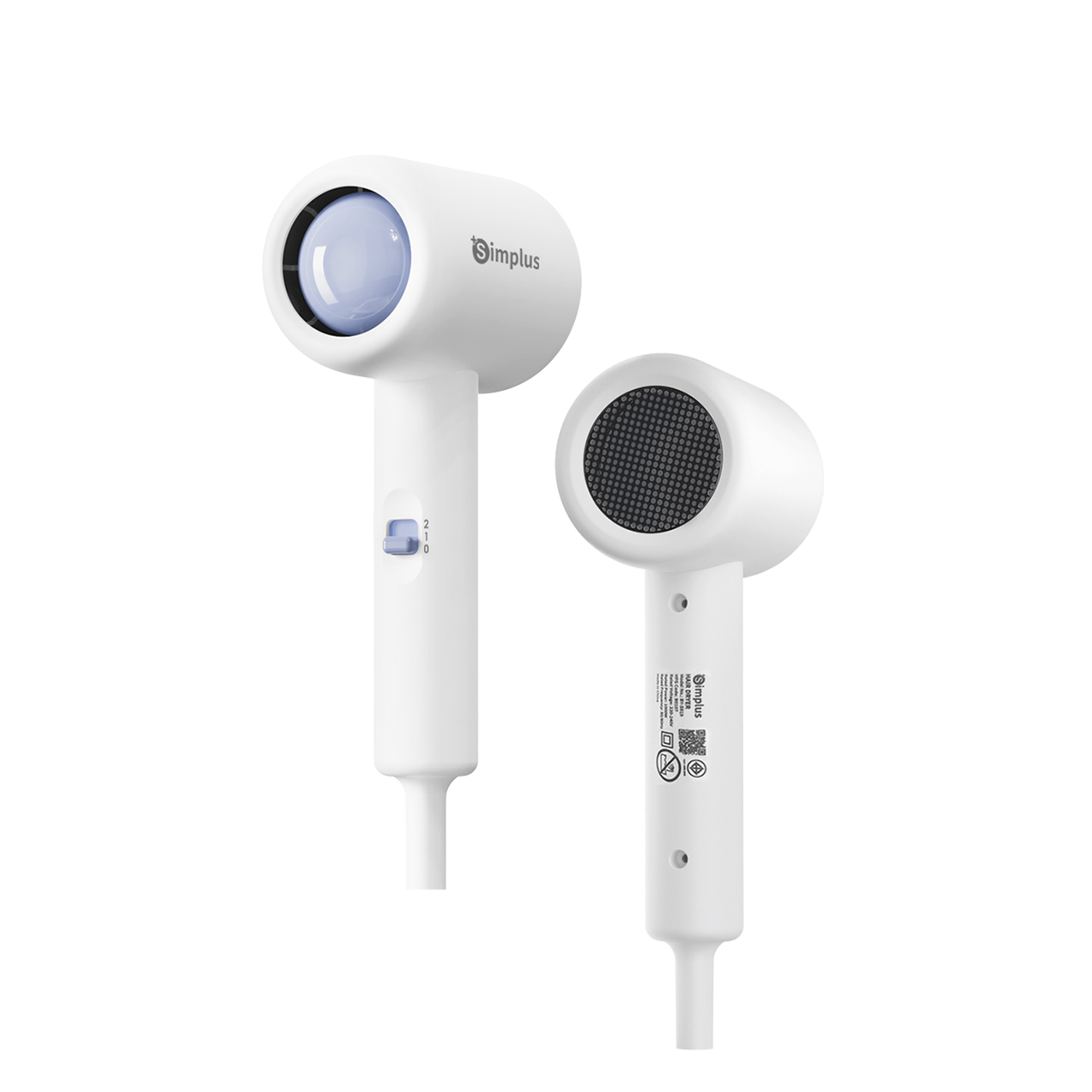 Simplus Blower Hair Dryer Hair Blower Portable Quick Drying 2 Speed ...