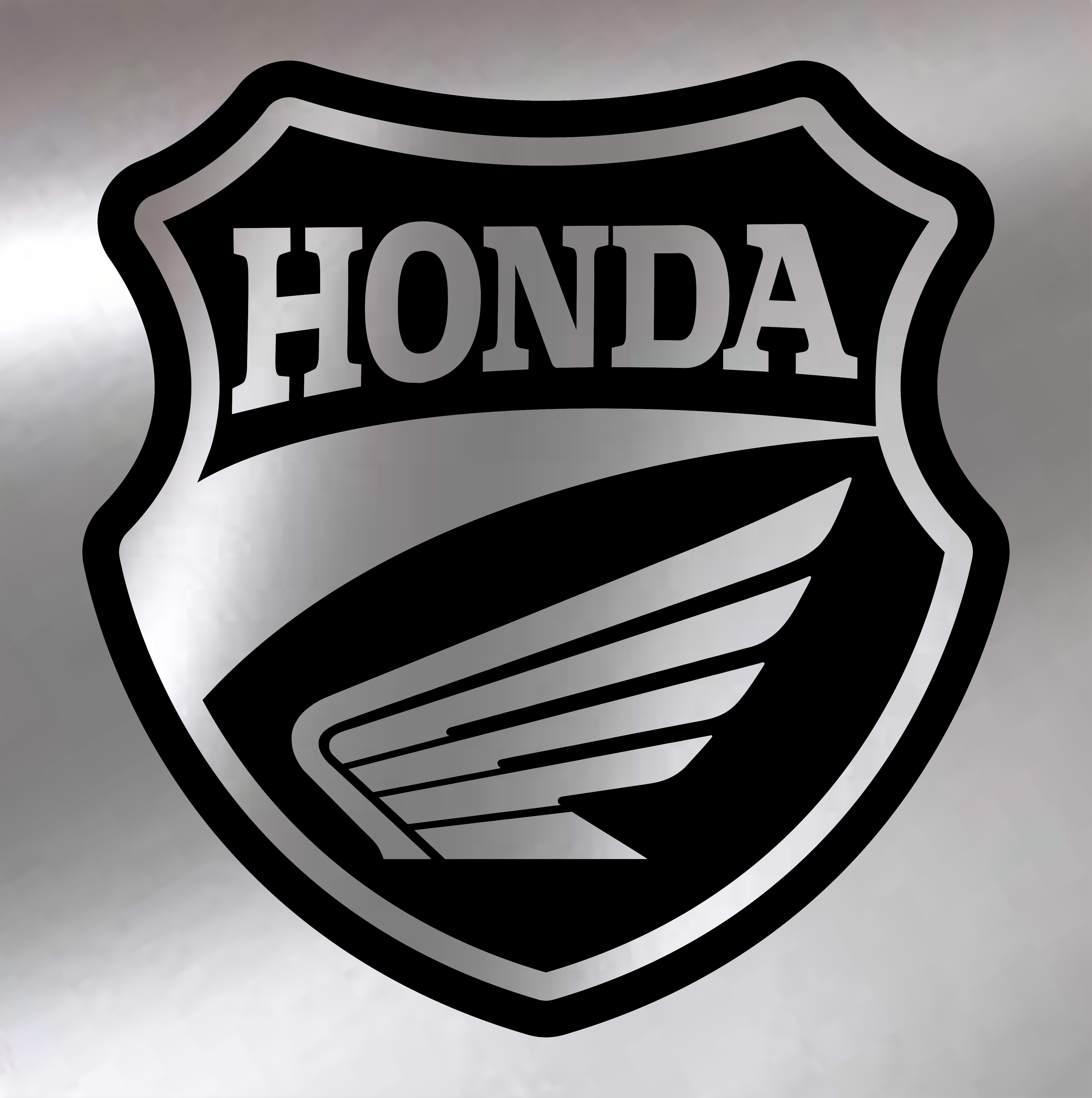 HONDA LOGO STICKER,WATER PROOF VINYL,MACHINE CUTOUT,HOLOGRAM,GOLD ...