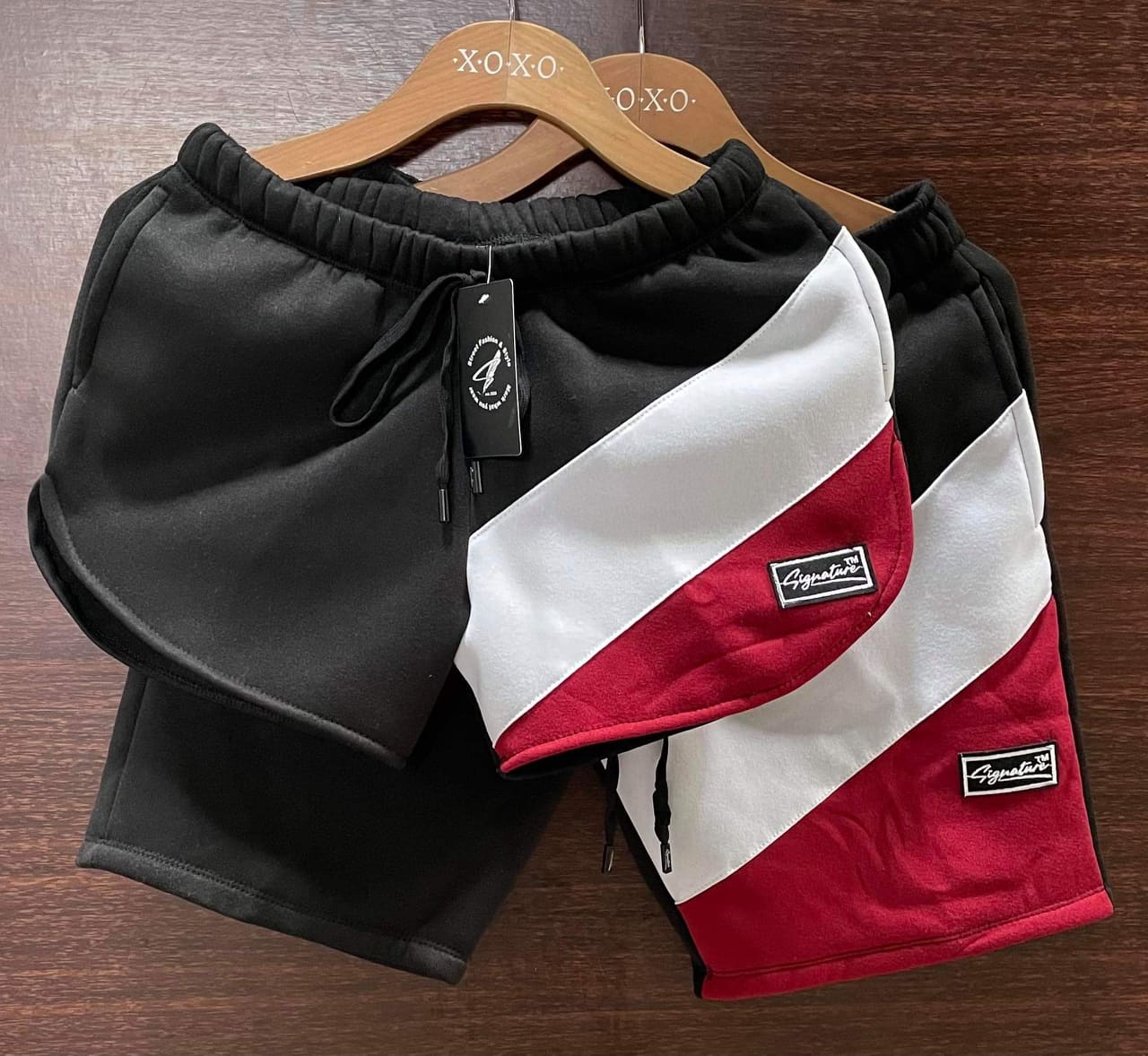 Tri Signature couple shorts/ 2 shorts per order | Lazada PH