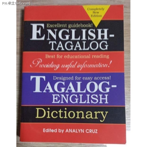 COD TAGALOG ENGLISH DICTIONARY! | Lazada PH