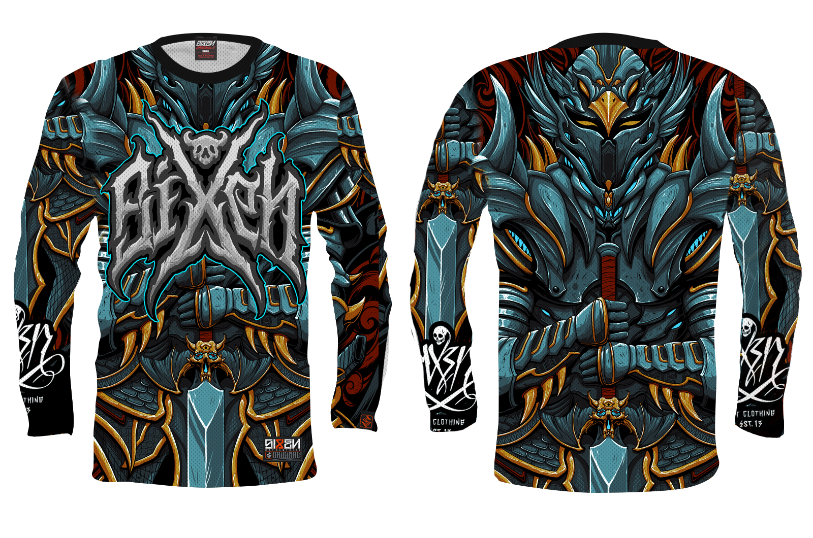 SIXEN RIDINGJERSEY - WARRIOR | Lazada PH