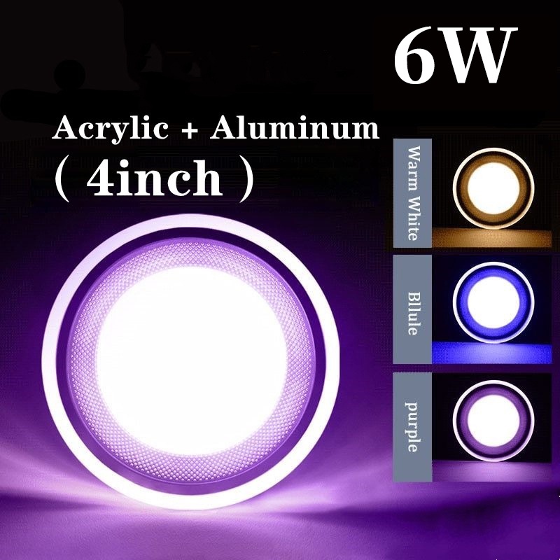 JW Three color light LED Panel Light Downlight Ceiling Light Dimmable ...