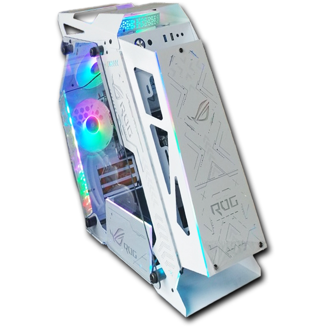 Case Cyborg Robot Tempered Glass with panel lights atx | Lazada PH