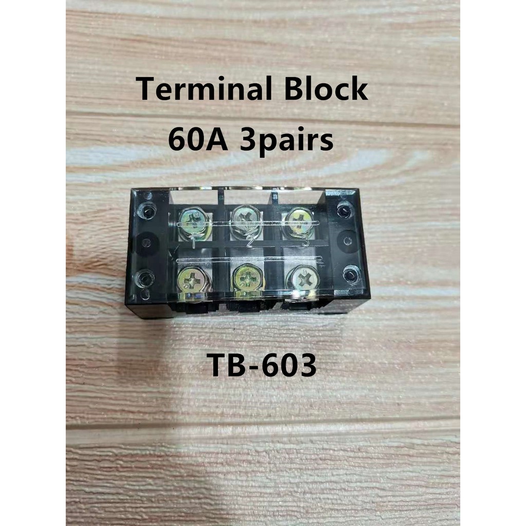 C8H60A 100A Molded Terminal Block AC600V TB-603 TB-604 TB-606 TB-1003 TB-1004 | Lazada PH