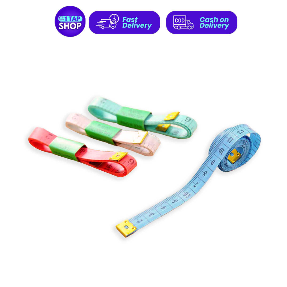 1Tap Colored Tape Measure Tailoring Measuring Tools Metro Panukat ...