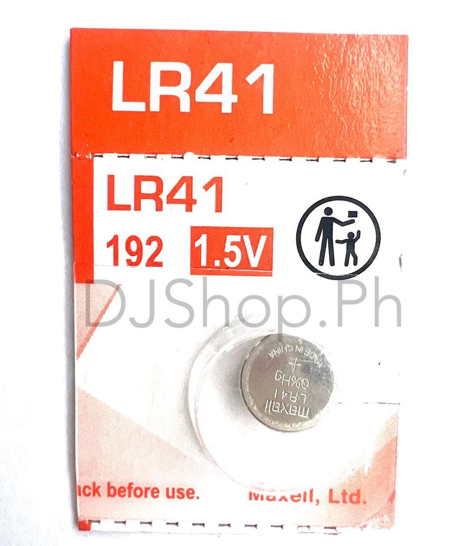 LR41 192 (AG3) Maxell Battery 1.5v Alkaline Coin Cell Battery Maxell ...