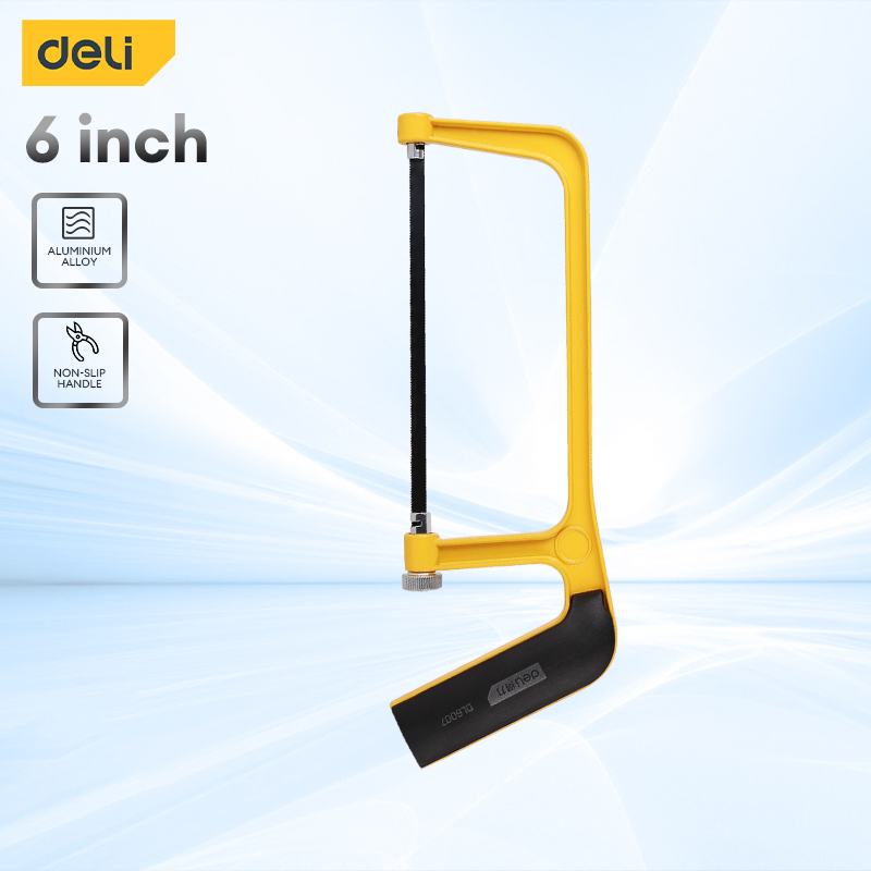 Deli Portable Mini Home Hacksaw 6'' Hack Saw Frame With Blade DL6007 ...
