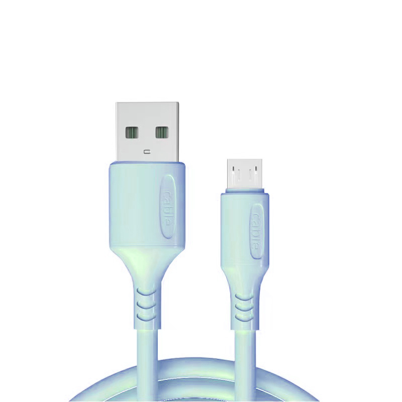 Macaron usb cable micro type c ios Liquid Silicone 3A USB Long Fast ...