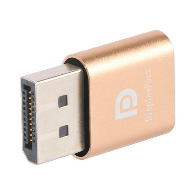 New Virtual Display Adapter DP Dummy Plug 4K Headless Ghost Emulator ...