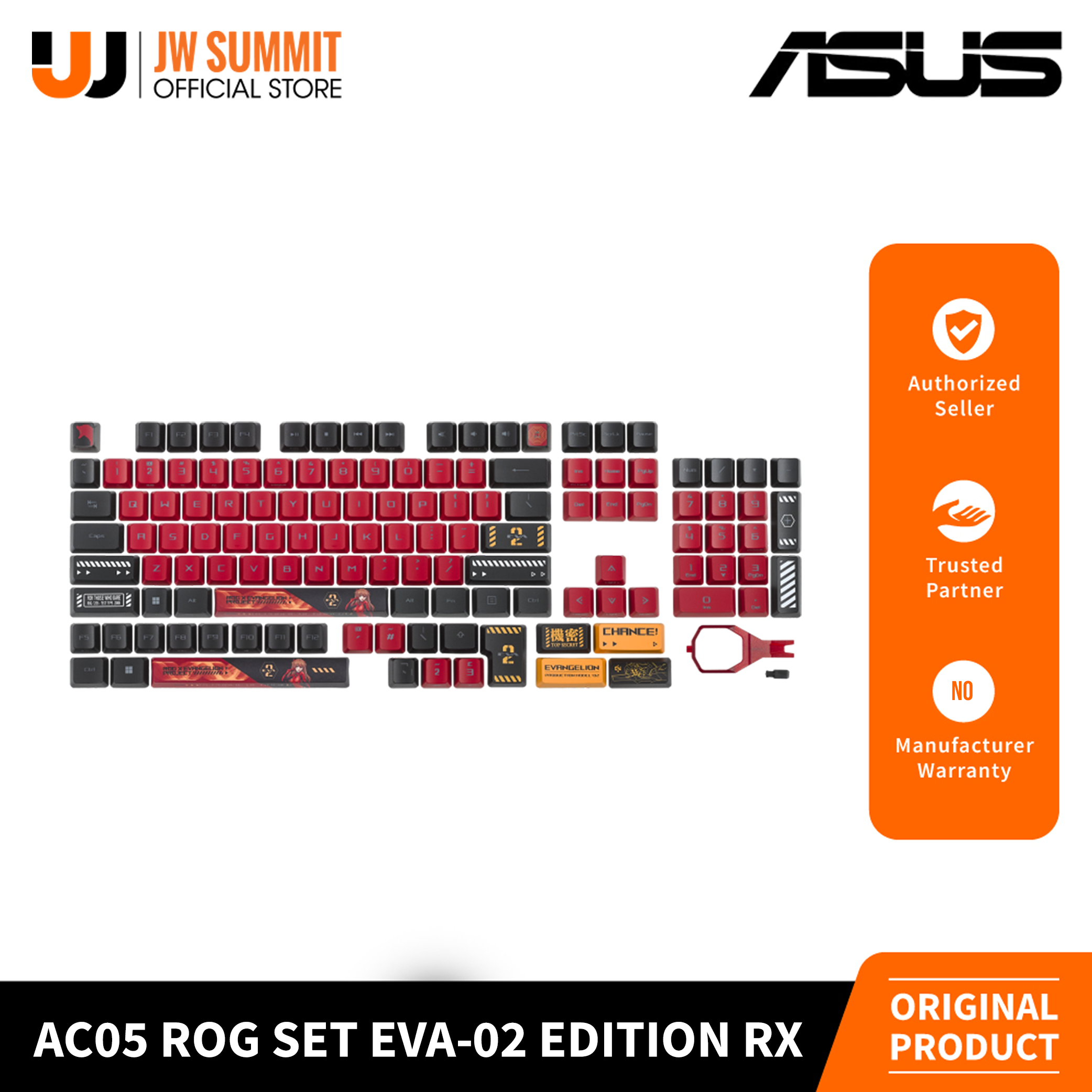 Asus ROG AC05 SET EVA-02 EDITION For RX Switches Keycaps | Lazada PH
