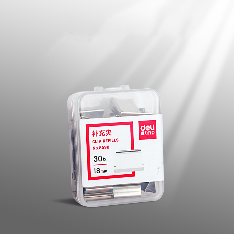 Deli Pusher Clamp Creative Stapler Reusable Seamless Book Paper Push ...