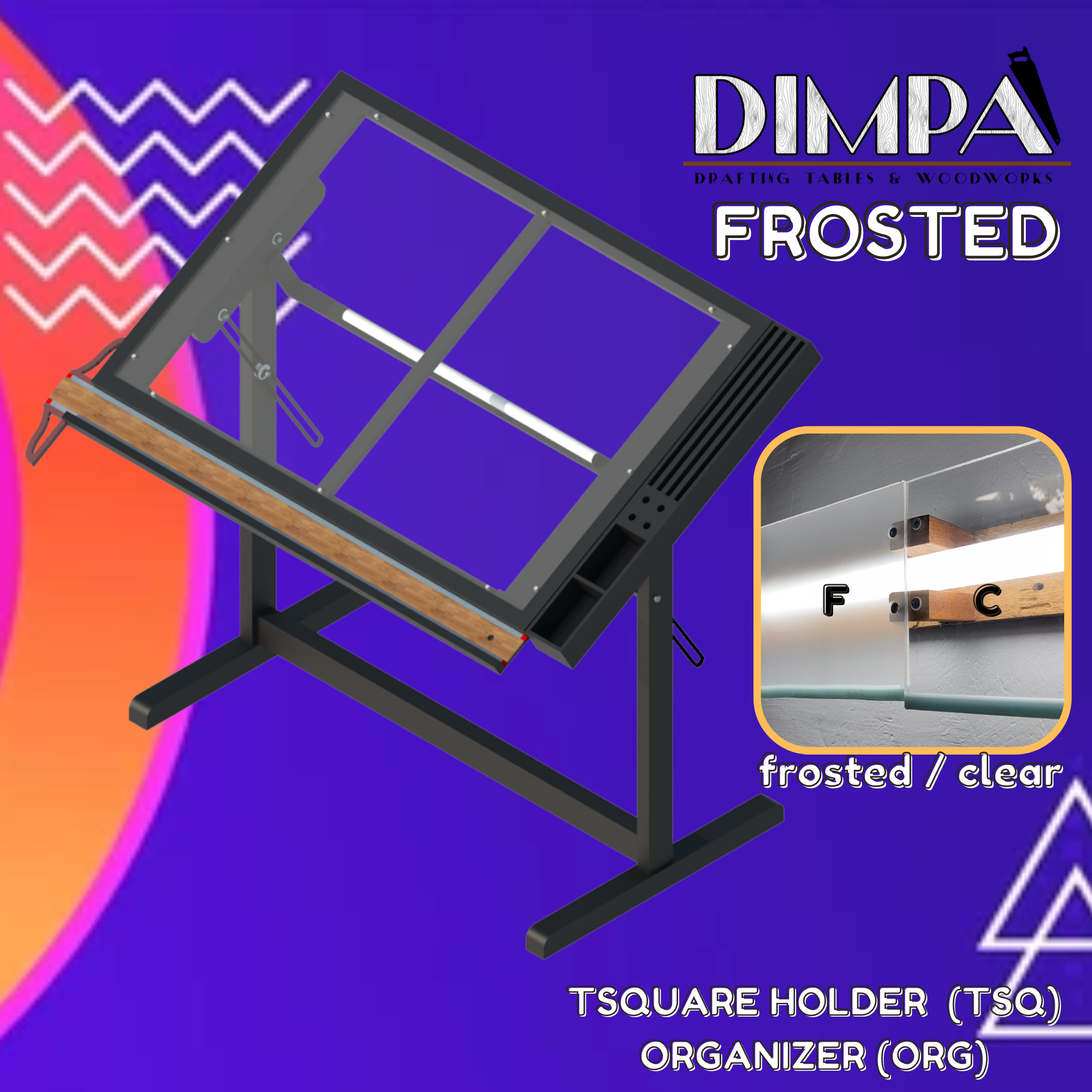 Standard Size Acrylic Drafting Table Dimpa | Lazada PH