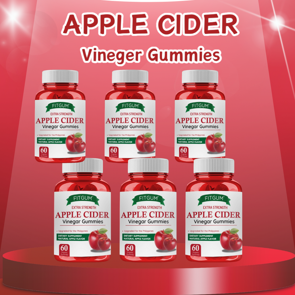 FITGUM Apple Cider Vinegar Gummies Collagen Gummies Formula From USA ...