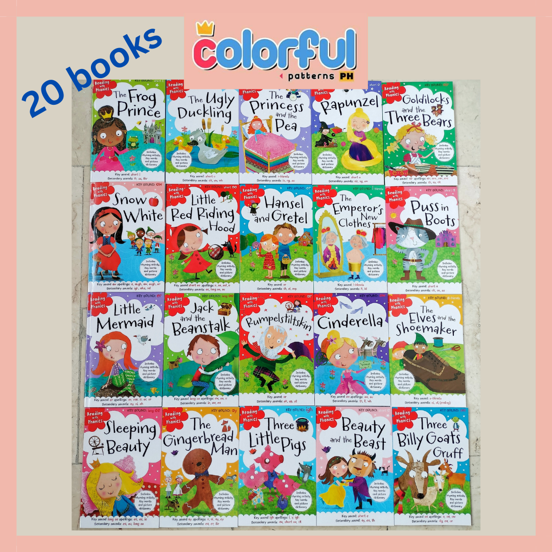 Reading With Phonics FAIRY TALE COLLECTION (20 books with box) | Lazada PH