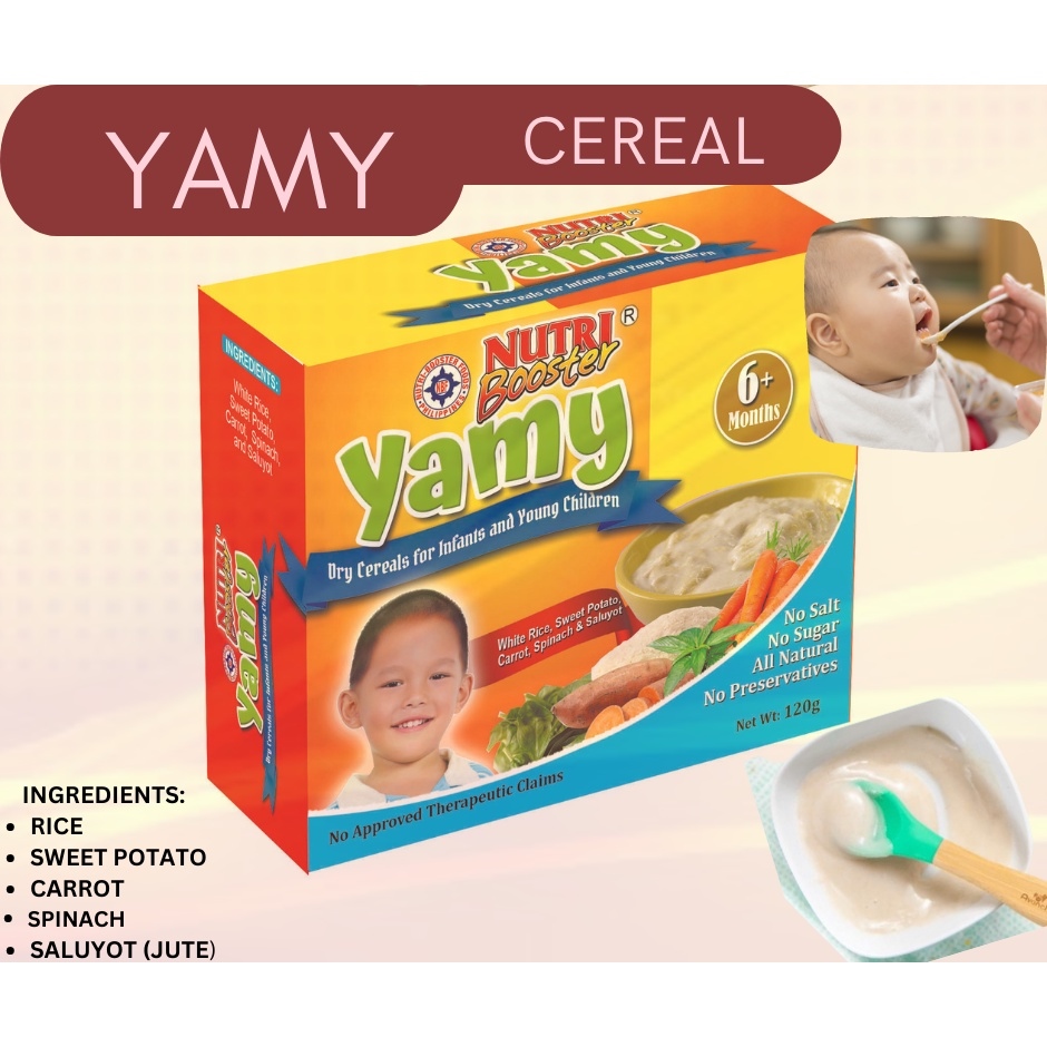 NUTRI BOOSTER YAMY 120gr G6PD FRIENDLY BEST BABY FOOD AND TODDLER ...