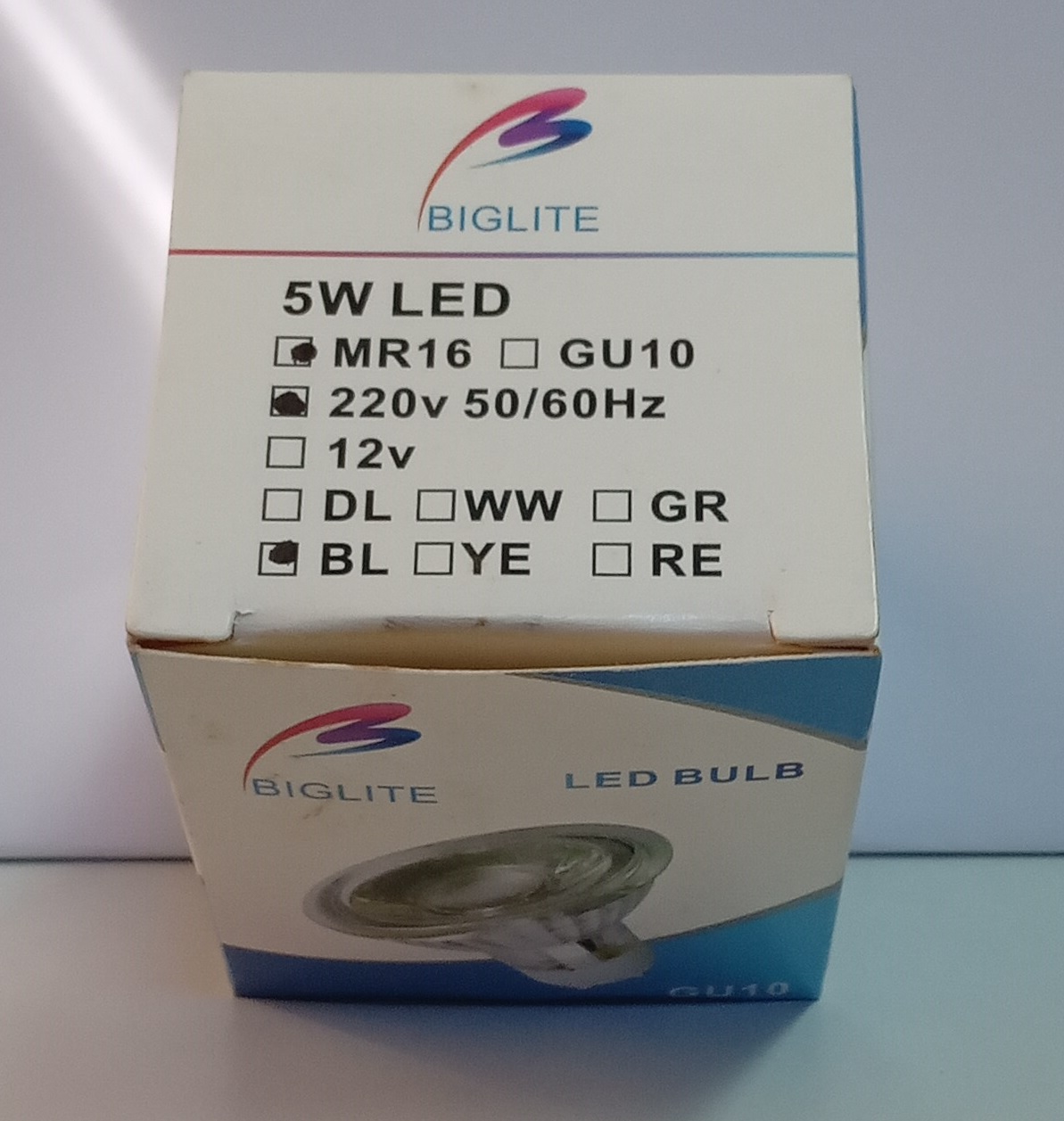-EASYLITE- BIGLITE XS-01 5WATTS MR 16 LED BULB DECORATIVE FOR SPOT ...