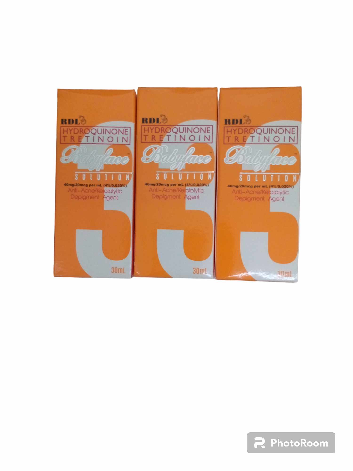 RDL No.3 Baby Face Solution 30ml (3-Bottles) | Lazada PH